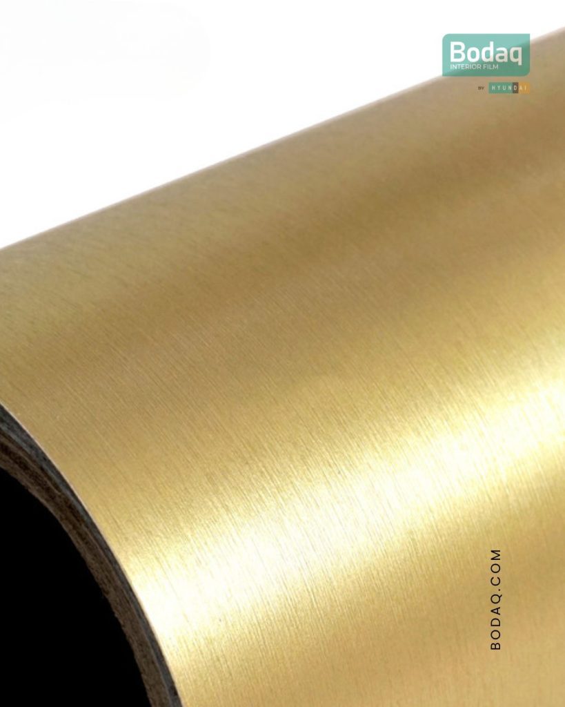 RM007 Real Gold Interior Film - Metal Collection