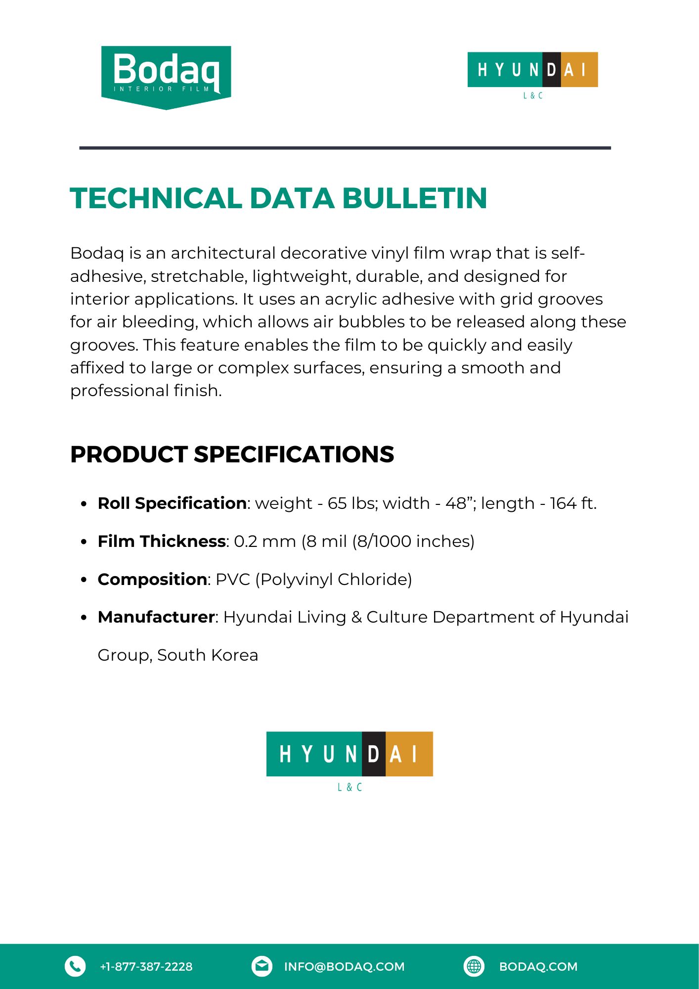 Technical Bulletins ⋆ Bodaq® by Hyundai®